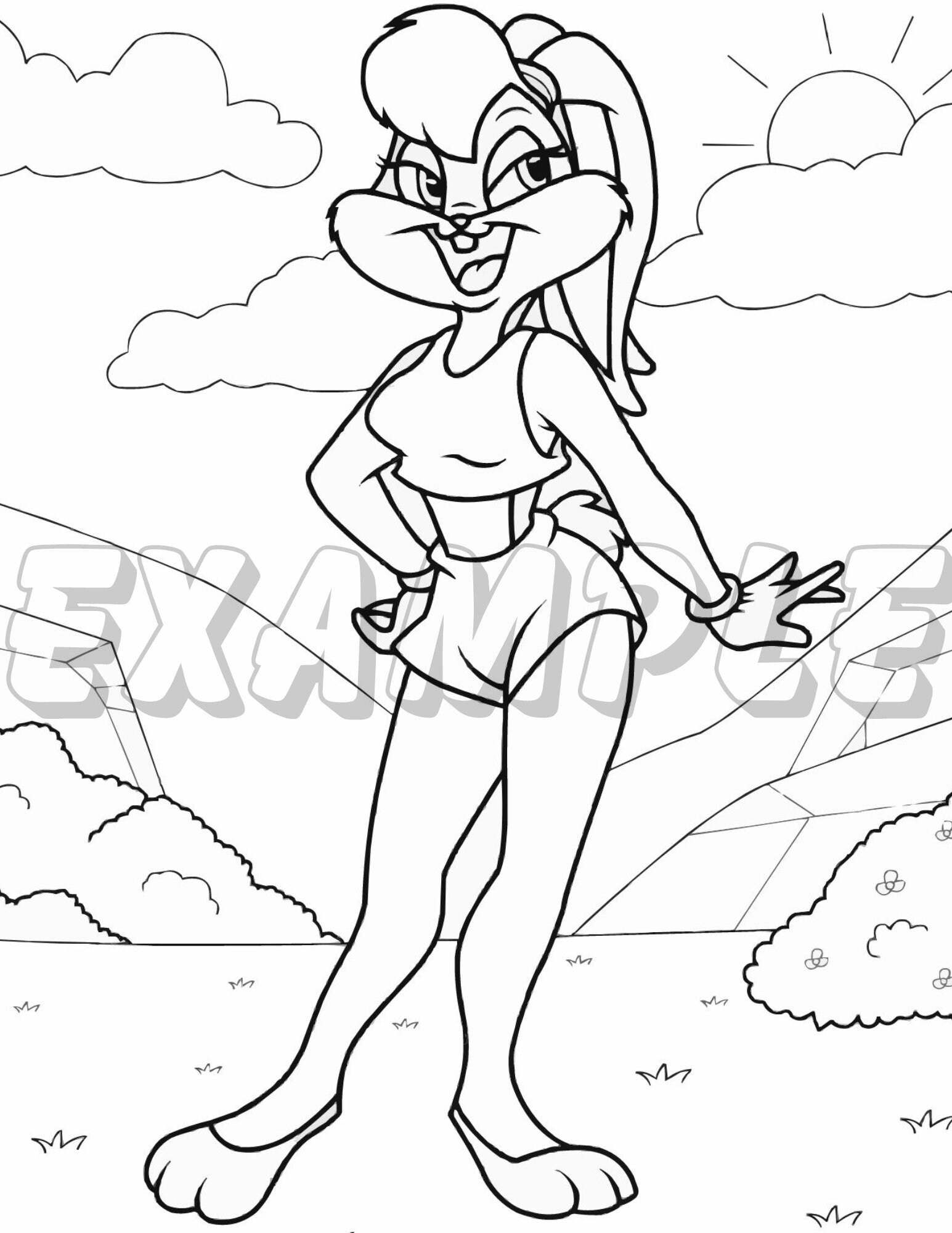 90s Cartoon Coloring Pages: 100 Pages, Kids & Adults (printable PDF) - Etsy