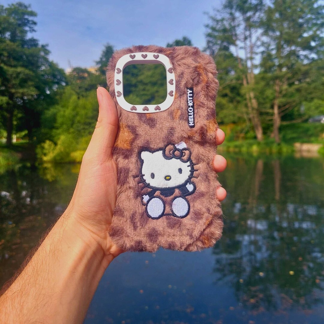 Hello Kitty Sanrio My Melody Fur Phone Case for iPhone 15 14 13 12 11 8 ...