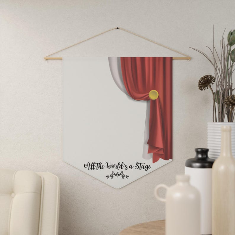 Theater Pennant Display, Pin Pennant for Performers and Enthusiasts ...