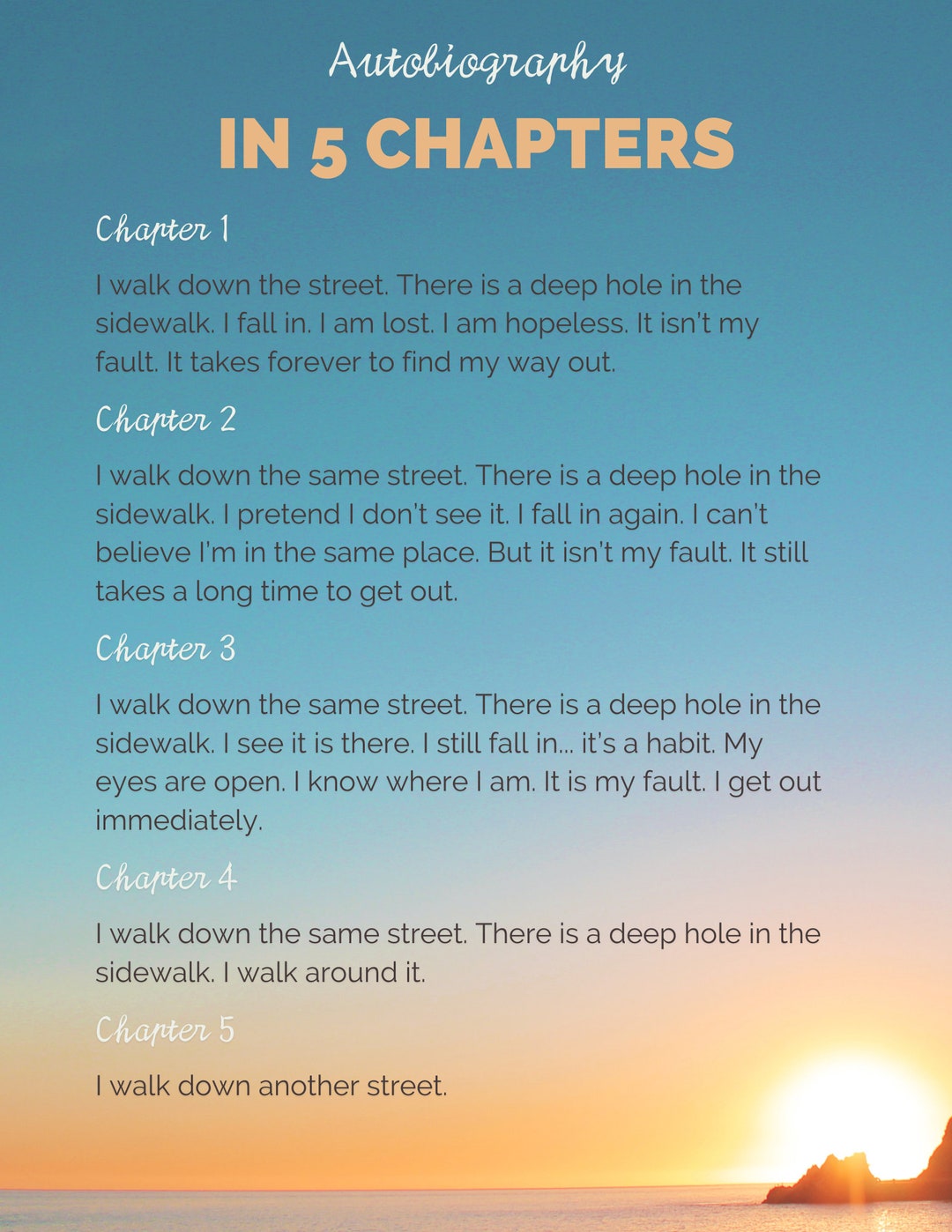 Self-reflection Autobiography - Etsy