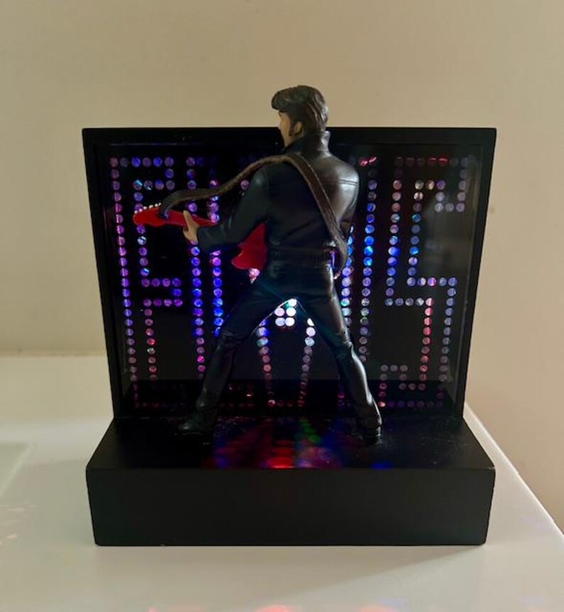 Elvis Live! - Lighted Statue With Guitar - Etsy
