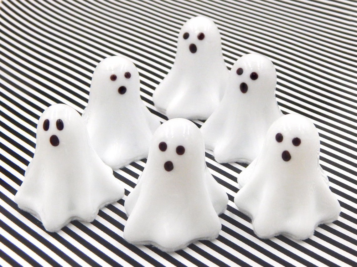 25-060W Collectible Ghost Art Glass Halloween - Etsy