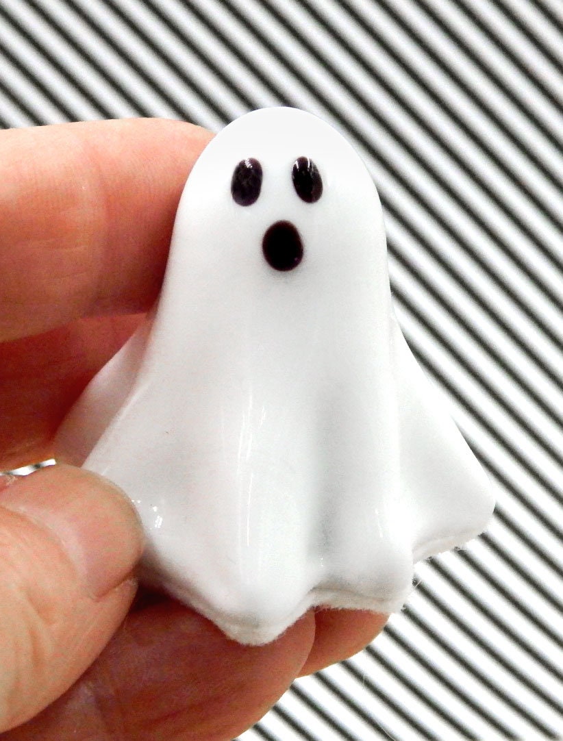 25-060W Collectible Ghost Art Glass Halloween - Etsy