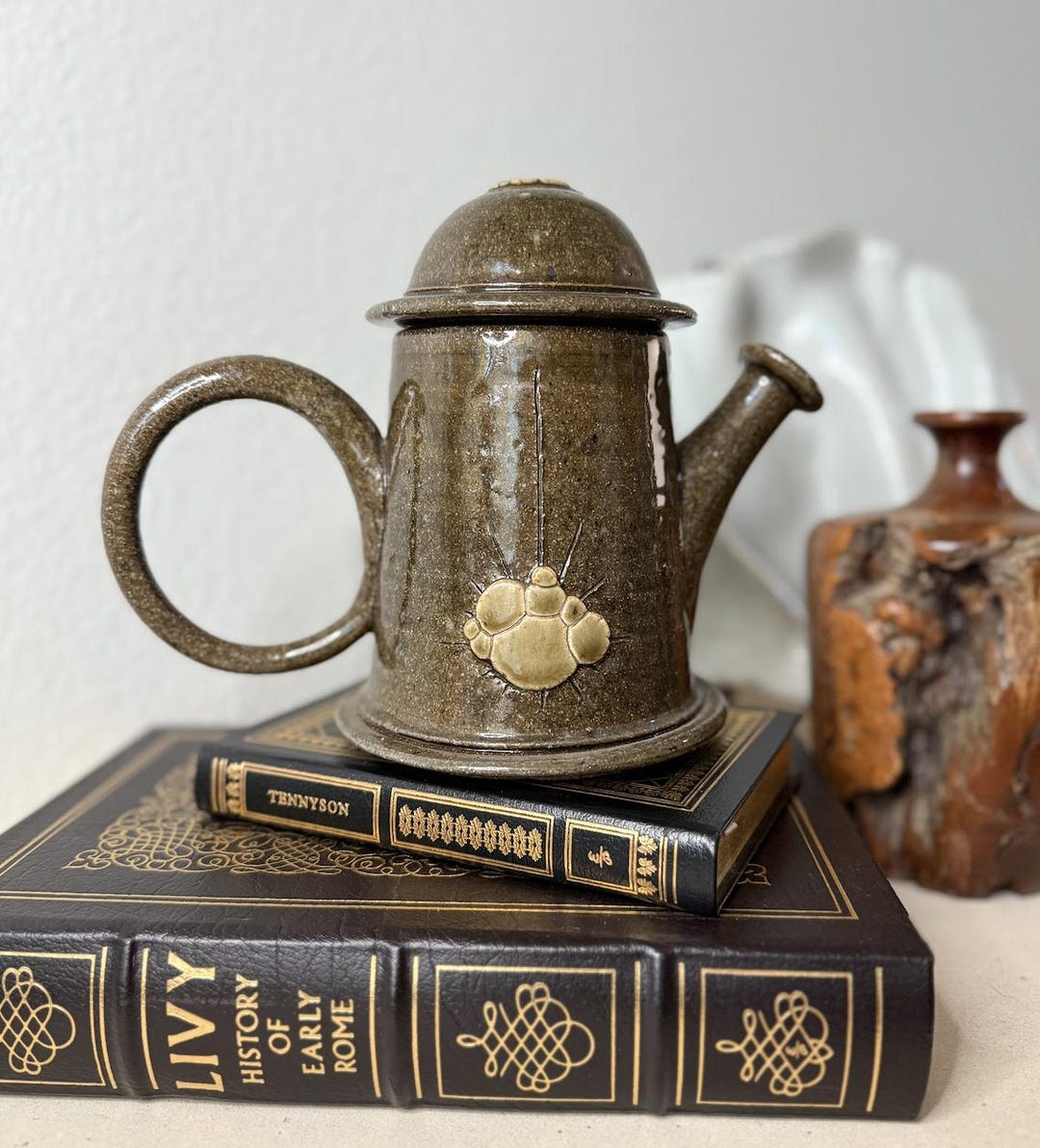 MCM Style Studio Pottery Teapot: Signed Thomas Knowles, 1972 - Etsy