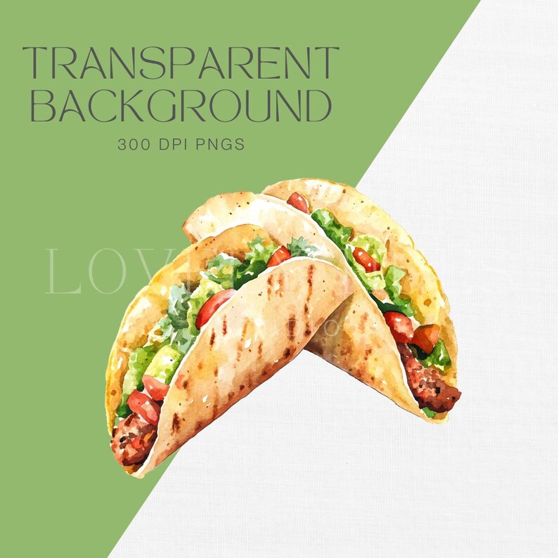 Taste of Mexico Clipart Pack, Watercolor Food Graphics, Travel, Mexican ...