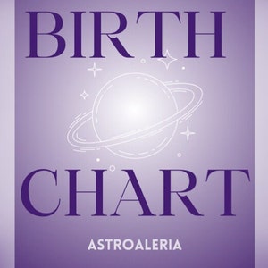 Birth Chart Analysis Report, in Depth Birth Chart Reading, Fully ...