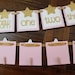 Photo Banner 12 Month Twinkle Twinkle Little Star PINK Gold 1st First ...