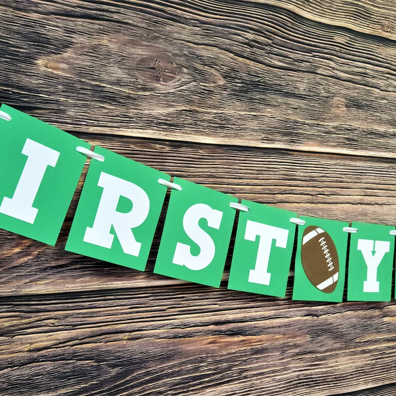Football First Birthday - Etsy
