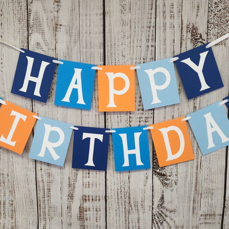 Orange Birthday Decorations - Etsy