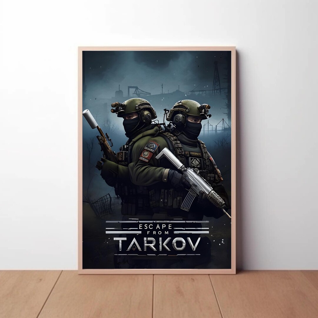 Escape From Tarkov Poster Print, Game Room Décor, Gaming Wall Art, Gift ...
