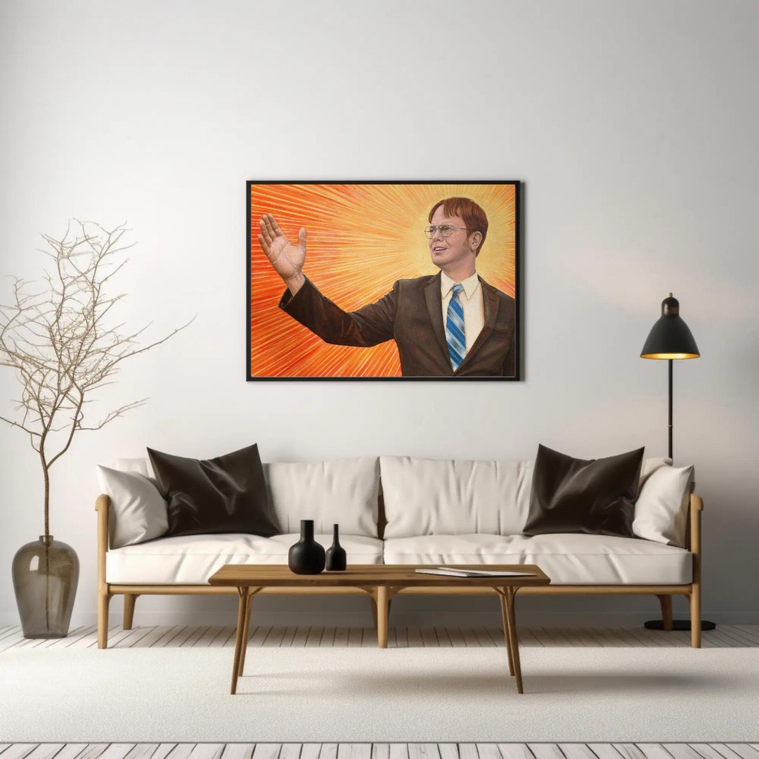 Dwight Schrute the Messiah Poster Print, the Office Dunder Mifflin ...