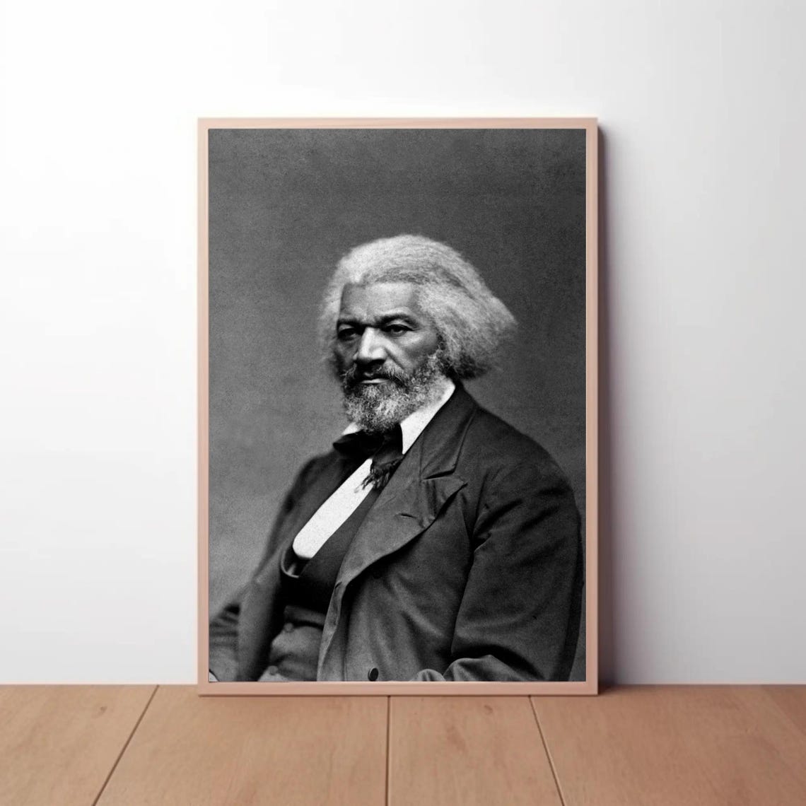 Frederick Douglass Poster, American Civil Rights Black and White Wall ...