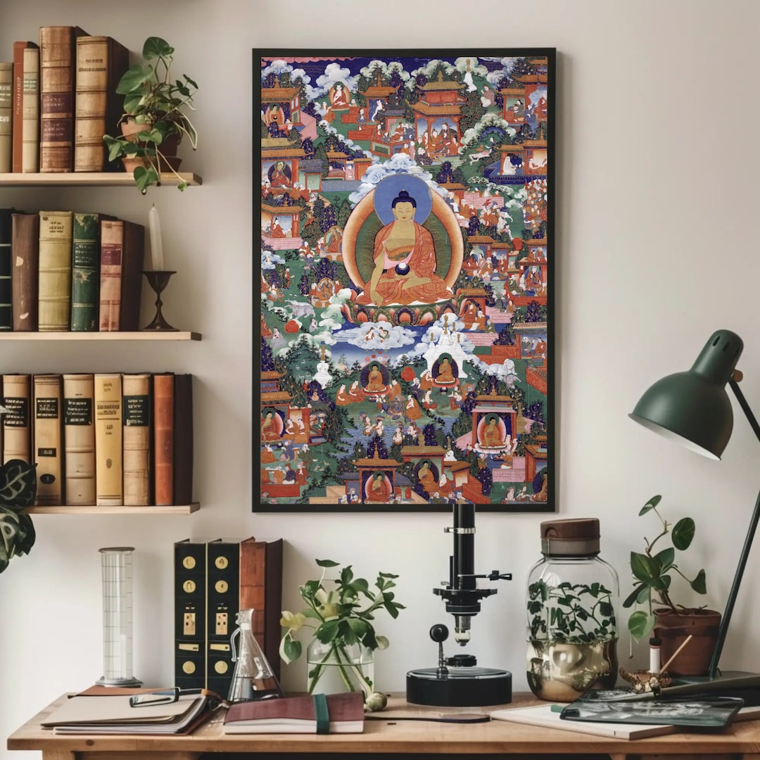 Buddha Avadana Legend Poster, Religious Teacher Print - Etsy