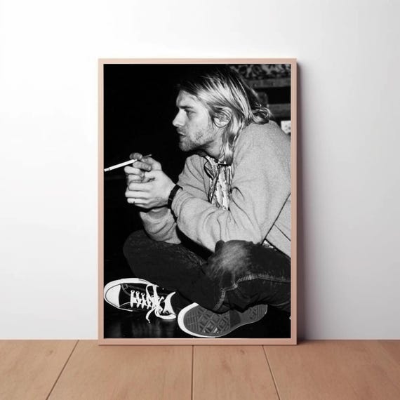Kurt Cobain Smoking Poster 10 Best Kurt Cobain Nirvana Poster