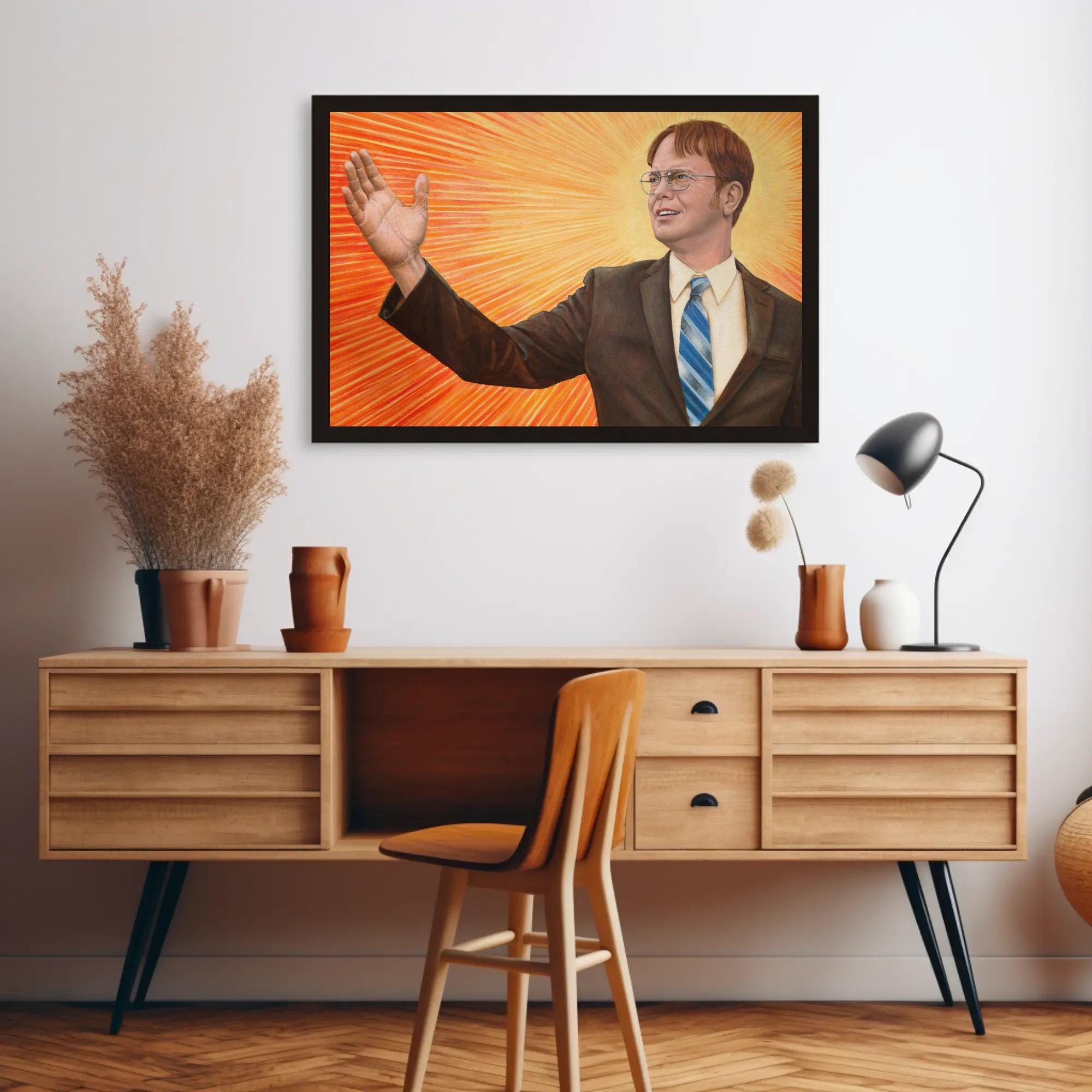 Dwight Schrute the Messiah Poster Print, the Office Dunder Mifflin ...