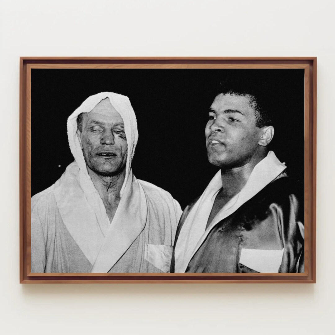 Muhammad Ali and Henry Cooper Boxing Match First Fight in 1963 Poster ...