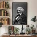 Frederick Douglass Poster, American Civil Rights Black and White Wall ...