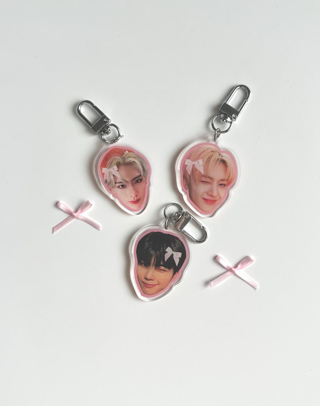 Zb1 Ricky Keychains Coquette Cute Bow - Etsy