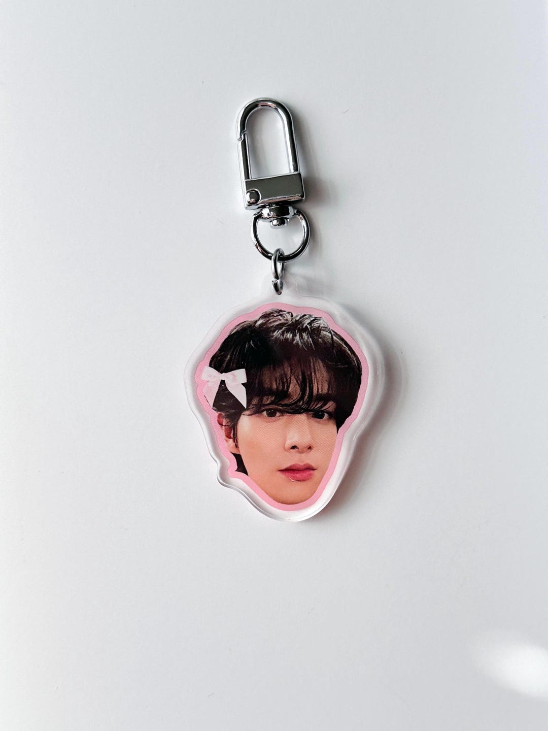Jake Enhypen Acrylic Keychain Coquette Cute Bow - Etsy