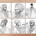 African Kings and Queens Coloring Pages - 60 Printable Illustrations ...