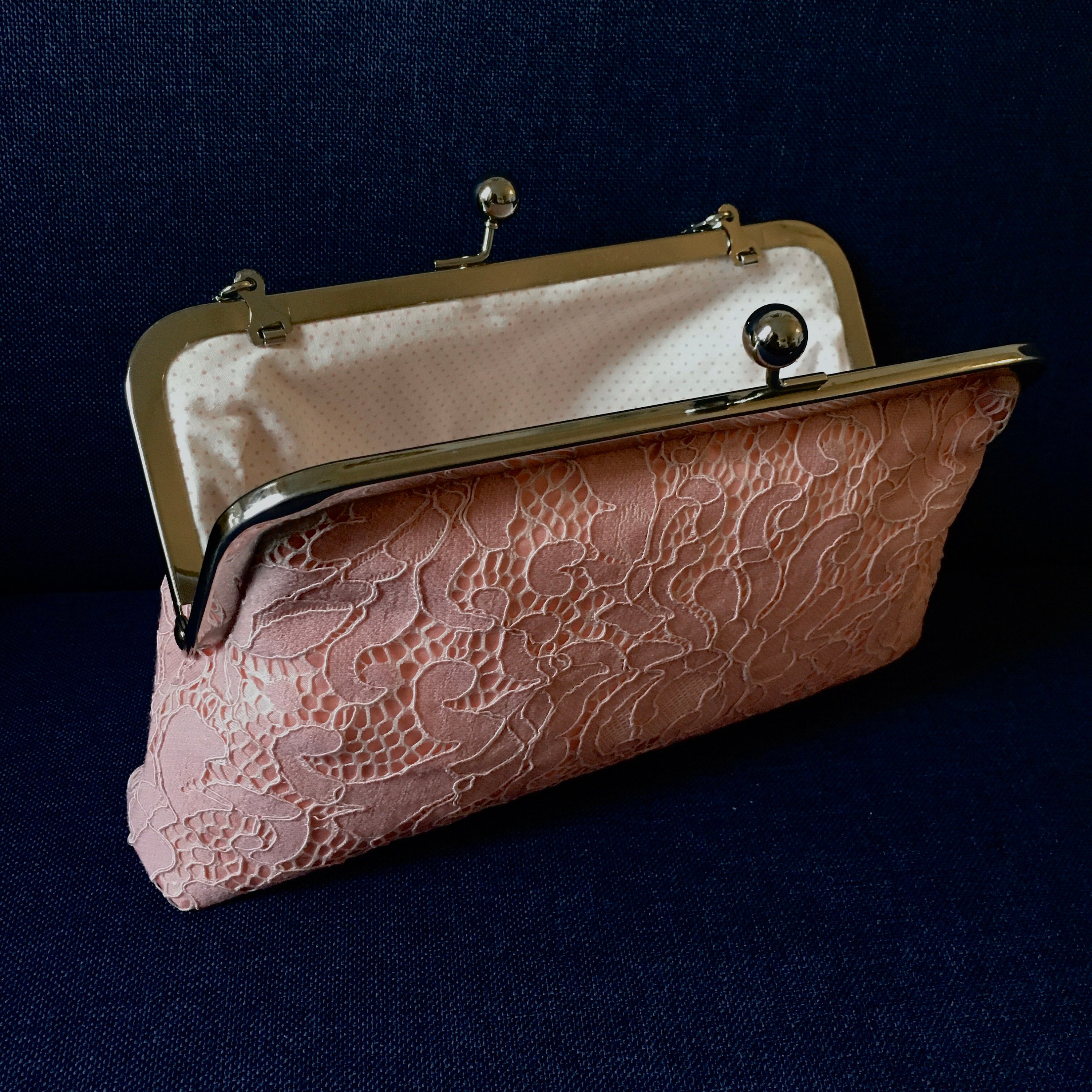 Pink Lace Purse - Etsy