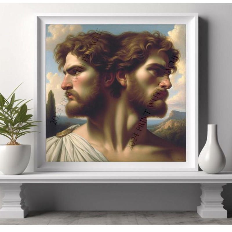 Janus Face - Etsy