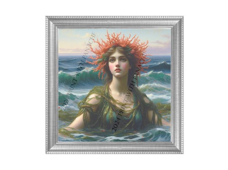 Amphitrite, Queen of the Sea Printable Art: Greek Mythology, Ocean ...