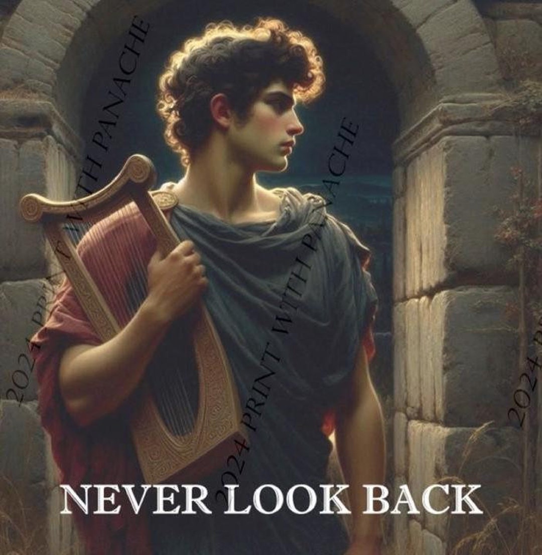 Orpheus Never Look Back Greek Mythology Poster Greek Tragedy, Orpheus ...