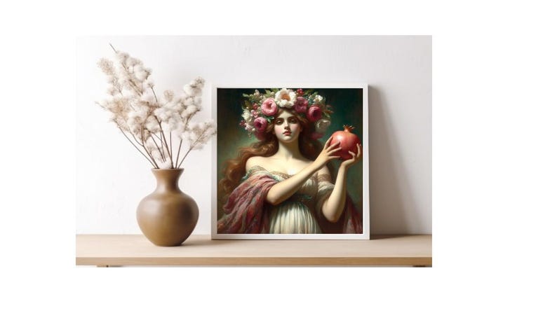 Goddess Persephone Printable Poster Art - Etsy