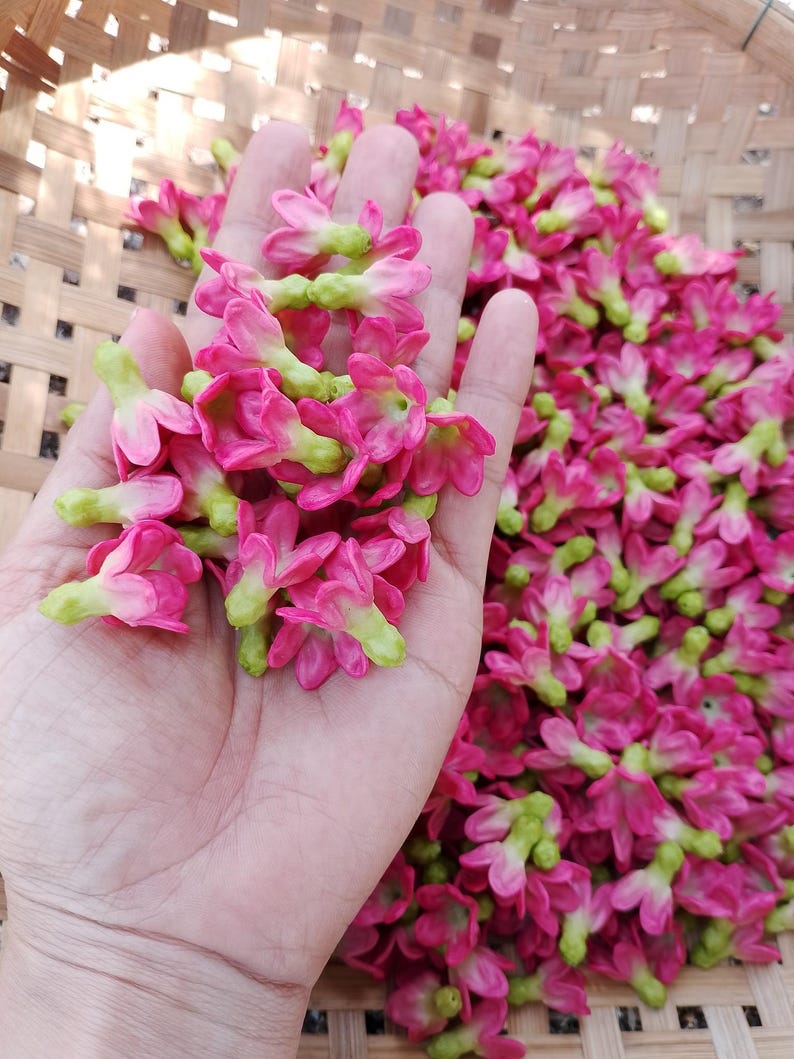 Pakalana Clay Flowers Beads– Hawaiian Lei Jewelry Making Garland, DIY ...