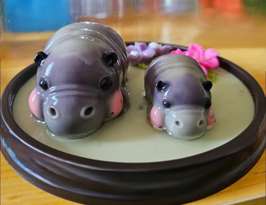Moo Deng Pygmy Hippo Cookie Mold/silicone Mold, Moo Deng Baby Pygmy ...