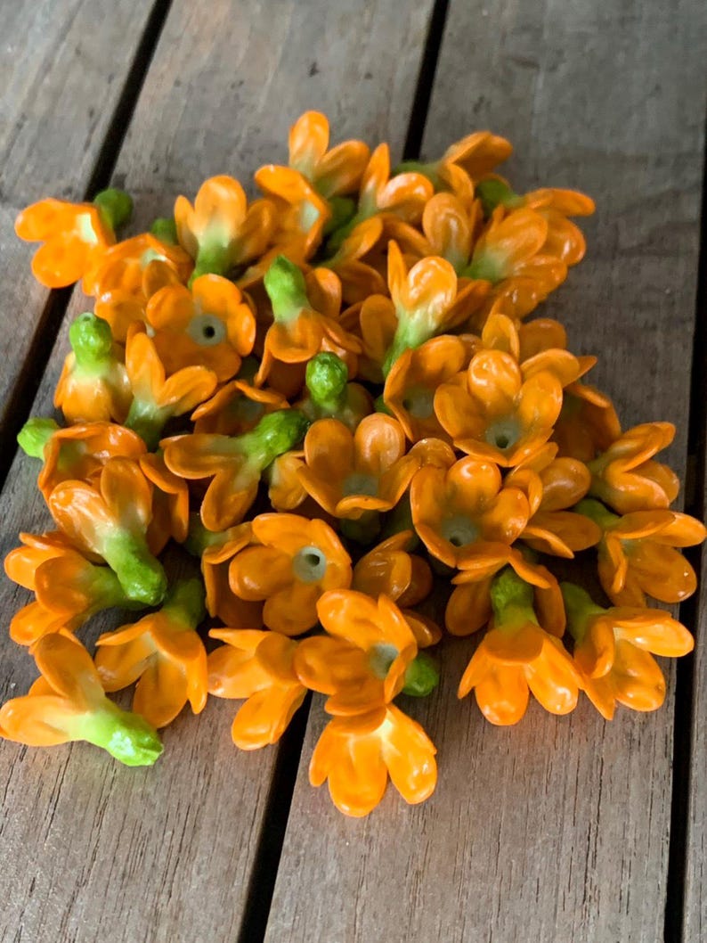 Pakalana Clay Flower Beads, Hawaiian Style Lei Supply, Jewelry Making ...