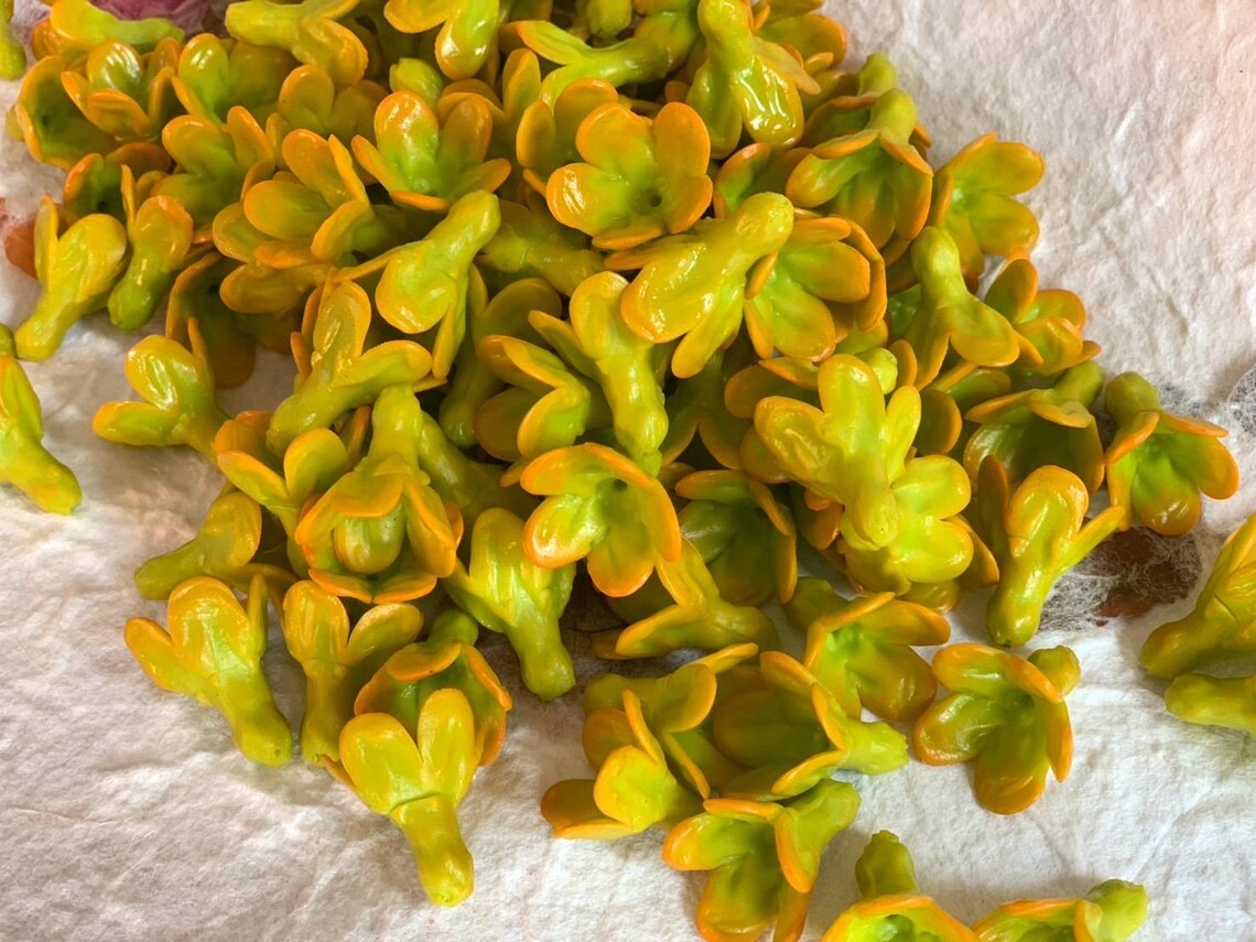 Pakalana Clay Flowers Beads– Hawaiian Lei Jewelry Making Garland, DIY ...