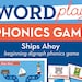 Ships Ahoy Game - Phonics Digraph Letter Sound Printable Game ...