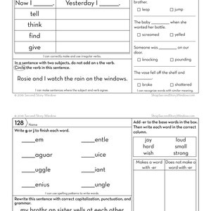 3rd Grade Math and Reading Homework, Educational Activity, Home ...