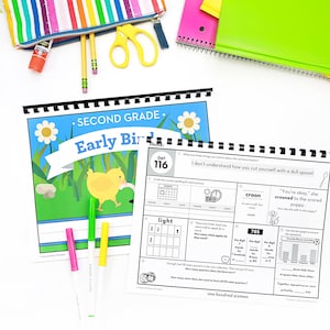 2nd Grade Daily Spiral Review Worksheets, Educational Activity, Home ...