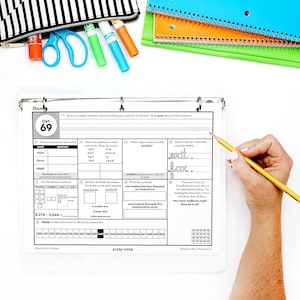 4th Grade Daily Spiral Review Worksheets, Educational Activity, Home ...