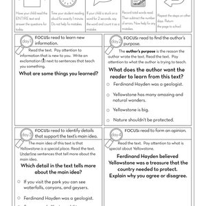3rd Grade Printable Fluency and Reading Comprehension Passages for ...