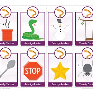 Sneaky Snakes Game - Phonics Blends Letter Sound Printable Game ...