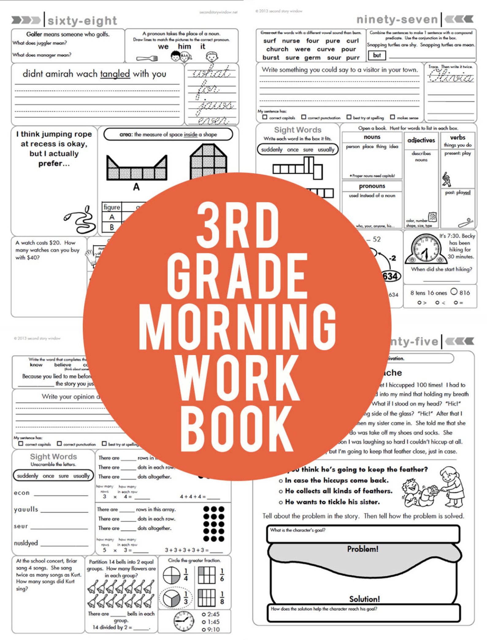 3rd Grade Common Core Morning Work Book Etsy 3rd Grade Common Core Morning Work Book Etsy