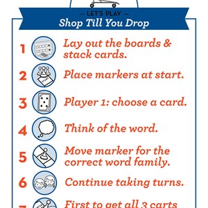 Shop Till You Drop Game - Short Vowel Phonics Letter Sound Printable ...