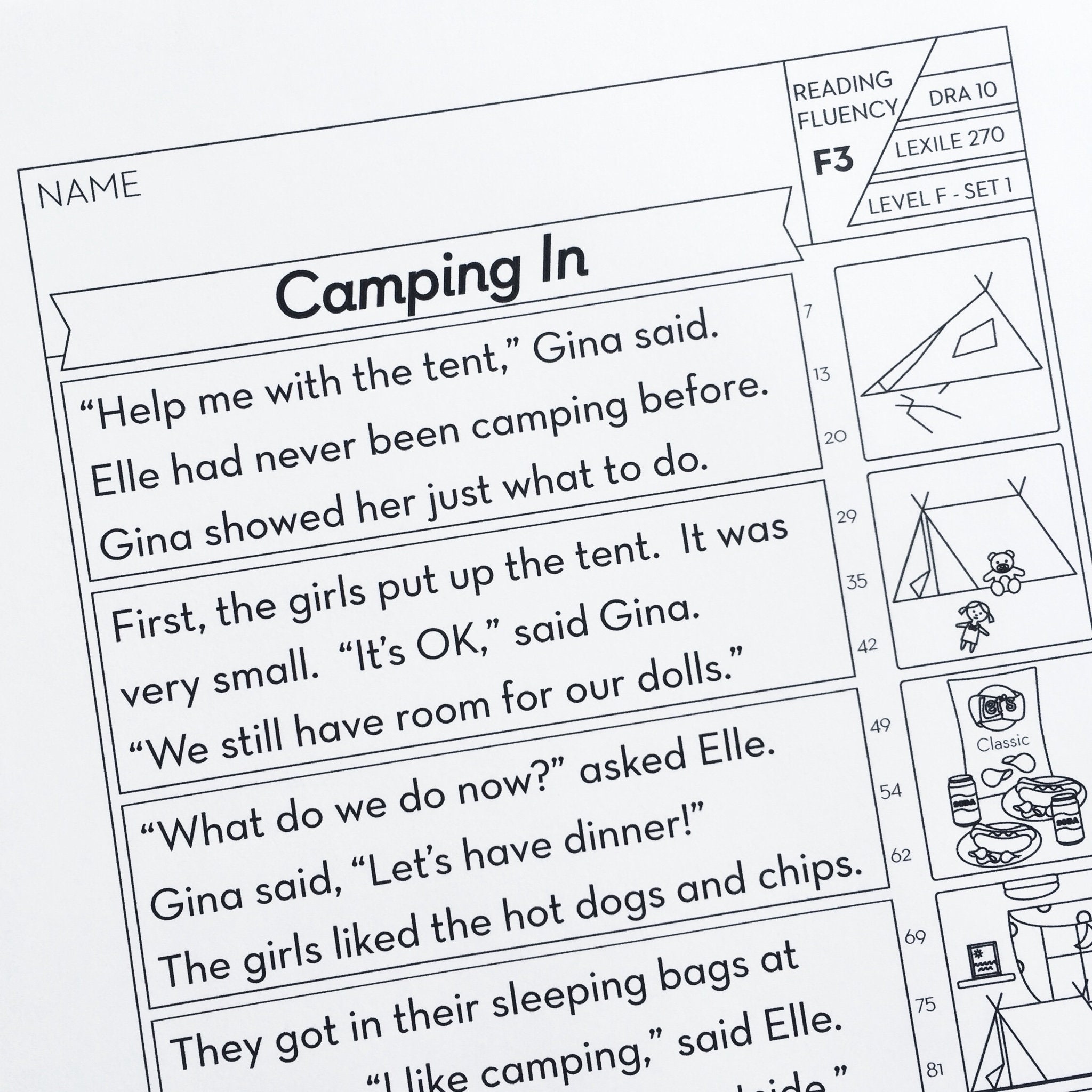 1st Grade Reading Comprehension Fluency Passages Bundle - 36 Weeks, No ...