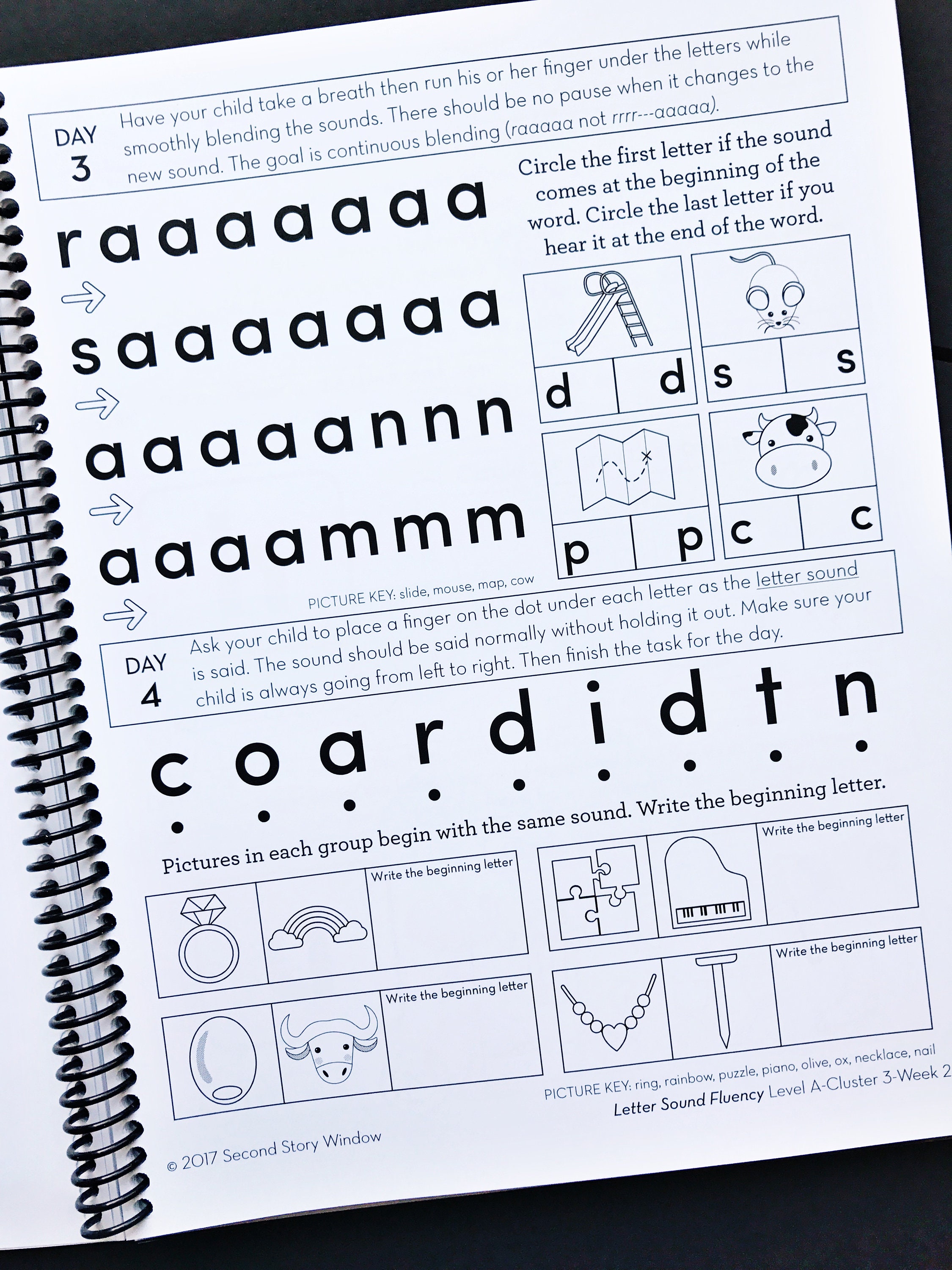 Letter Sounds, ABC Alphabet Fluency Practice for Homework or Homeschool ...