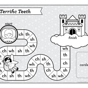 Terrific Teeth Game - Phonics Digraph Letter Sound Printable Game ...