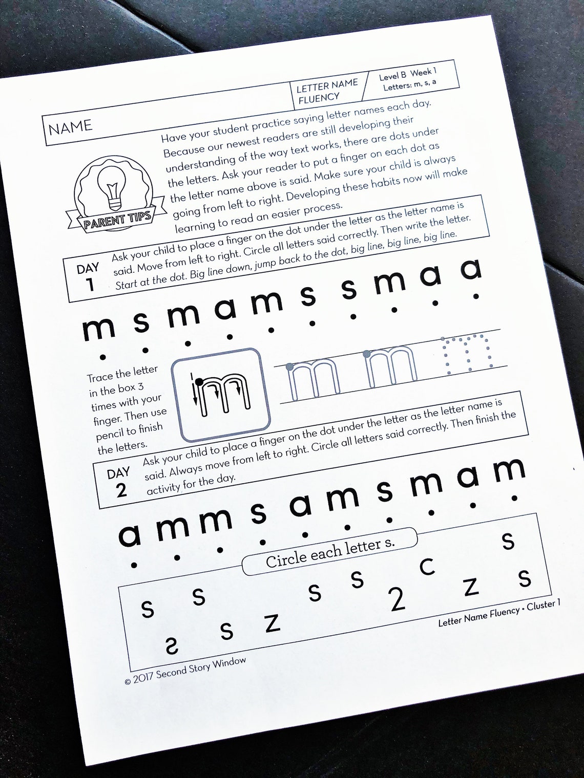 Letter Names, ABC, Alphabet Fluency Practice for Homework or Homeschool ...
