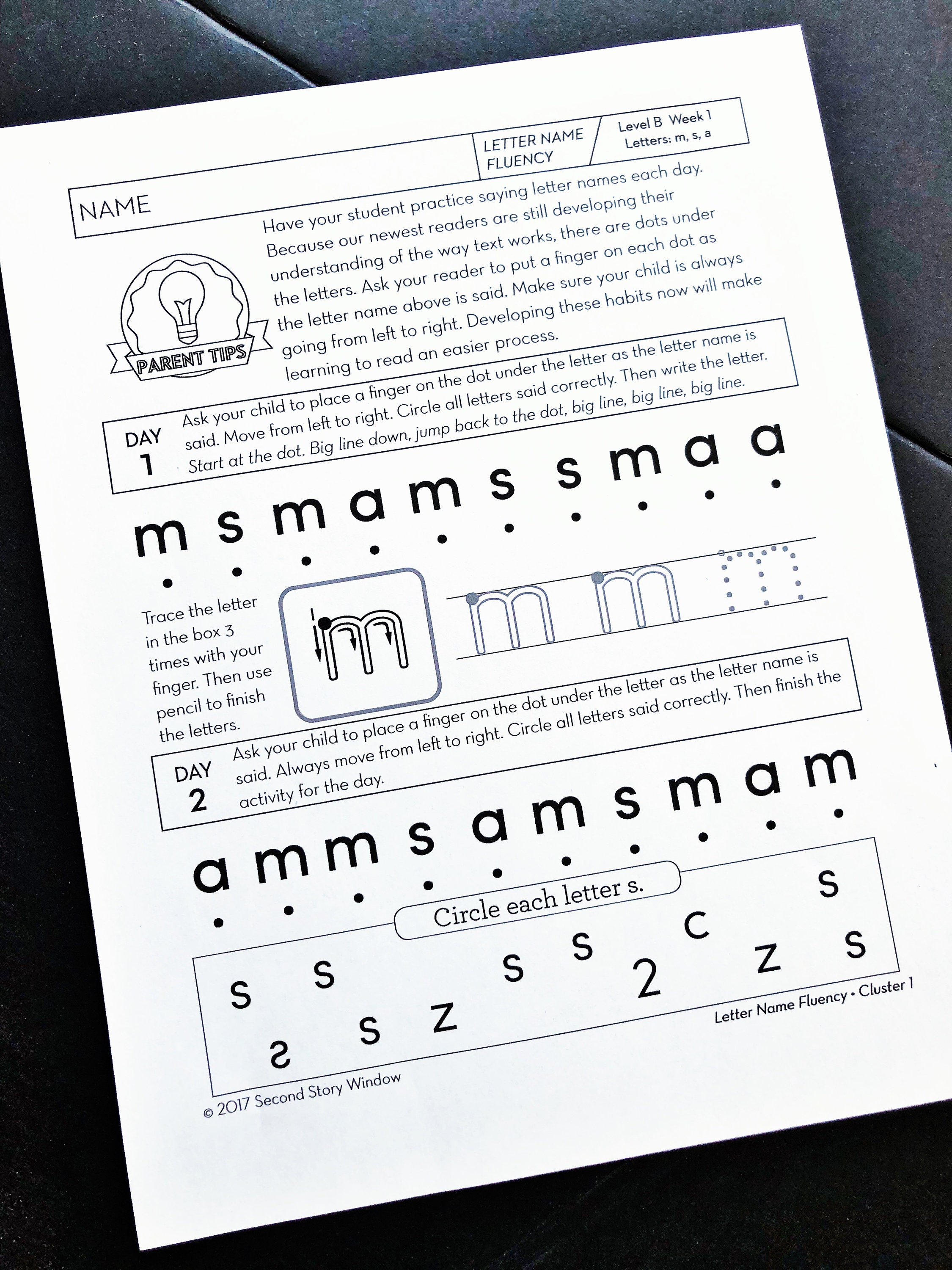 Letter Names, ABC, Alphabet Fluency Practice for Homework or Homeschool ...