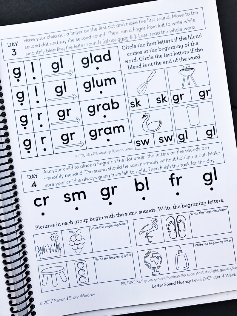 Letter Sounds, ABC Alphabet Fluency Practice for Homework or Homeschool ...