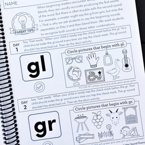 Letter Sounds, ABC Alphabet Fluency Practice for Homework or Homeschool ...