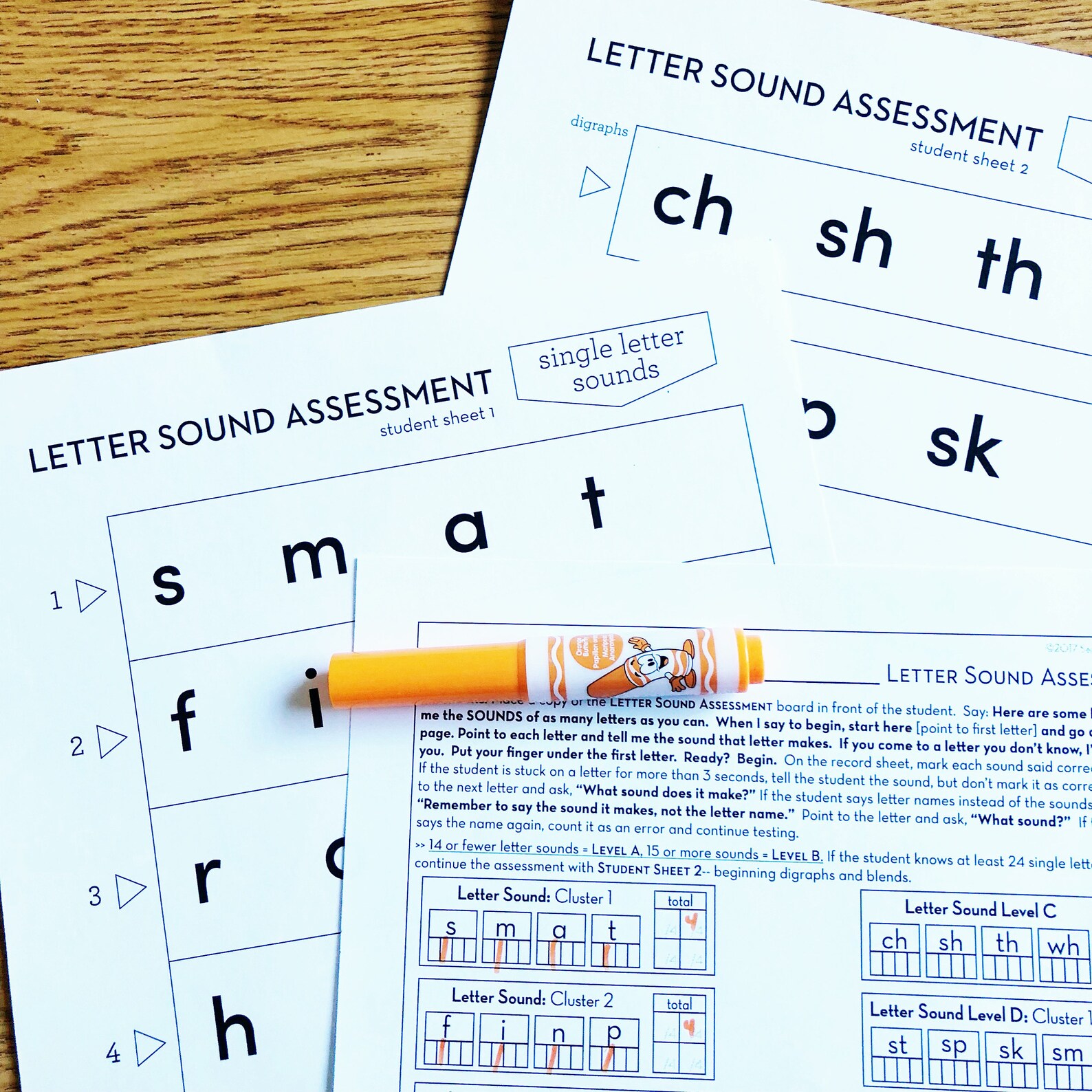 Letter Sounds, ABC Alphabet Fluency Practice for Homework or Homeschool ...