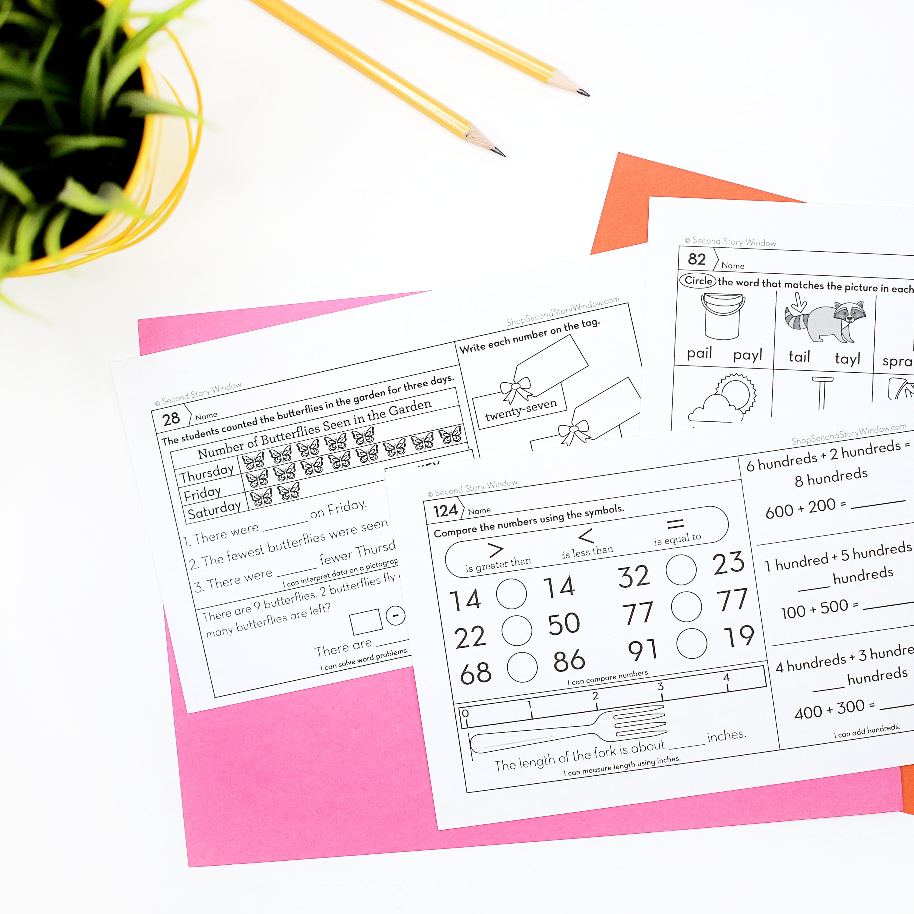 2nd Grade Math and Reading Homework, Educational Activity, Home ...